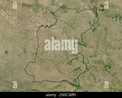 Roi Et, province of Thailand. Low resolution satellite map. Locations ...