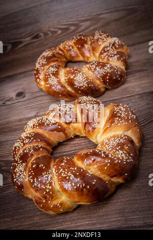 Sesame Milk Bread in a Crown Stock Photo - Alamy