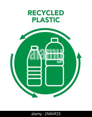 Plastic Bottle Vector. Recycle Beverage. Bluer Classic Water Bottle ...