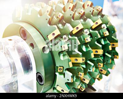 Gear-cutting hob with module Stock Photo - Alamy