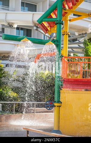 Splash World water park at Hotel Sur Menorca in the small village of ...