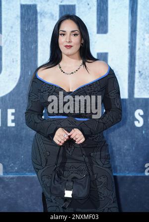 Miraa May arriving at the World premiere of Luther: The Fallen Sun at ...
