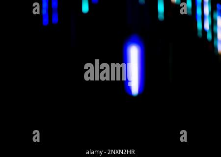 Global virtual strategy blurred bokeh out of focus background ...