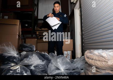 NORFOLK (January 9, 2023) – Logistics Specialist Third Class Joshua ...