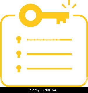 key takeaway with minimal checklist Stock Vector Image & Art - Alamy