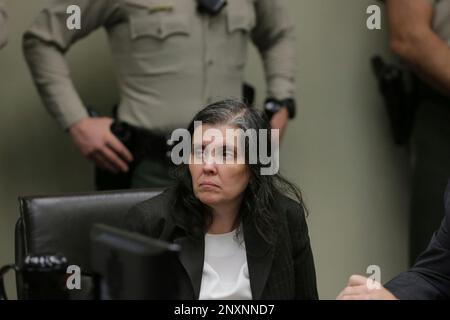 Louise Anna Turpin appears in court with her attorney Jeff Moore in ...