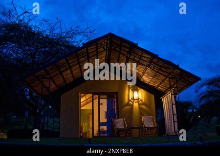 Sabana beach hotel, Langano lake, Ethiopia Stock Photo - Alamy