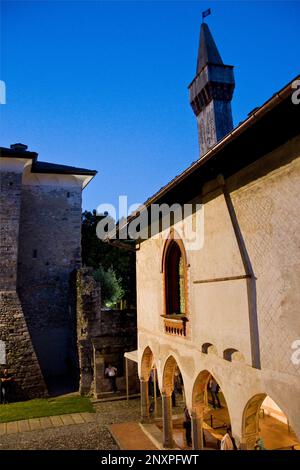 Switzerland, Canton Ticino, Locarno, Visconteo castle museum Stock ...