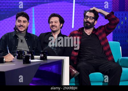 Milan, Italy. 01st Mar, 2023. Milan, TV show "Tonight is Cattelan ...