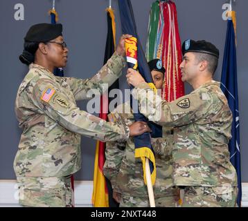 U. S. Army Command Sgt. Maj. Kisha M. Thomas with United States Army ...