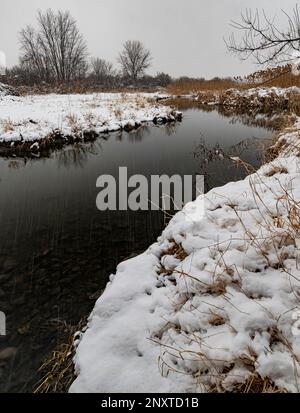 Rock Run, a small creek that eventually flows into the DuPage River ...