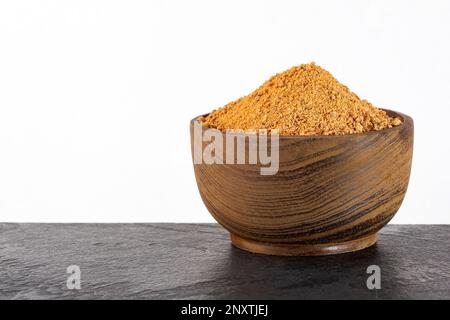 Panela sugar cane powder - Saccharum officinarum Stock Photo - Alamy
