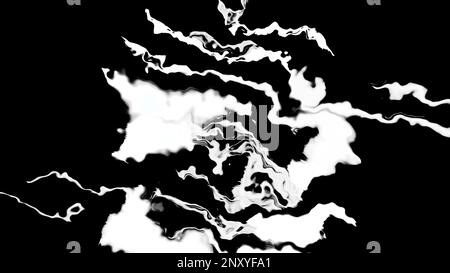 Bright animation with flashing lines of electricity. Motion. Bright ...