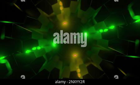 3d animation with rotating gears and ball. Design. Rotating mechanism ...