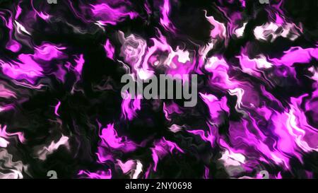 Ripples of vibrating liquid plasma. Motion. Bright patterns of liquid ...