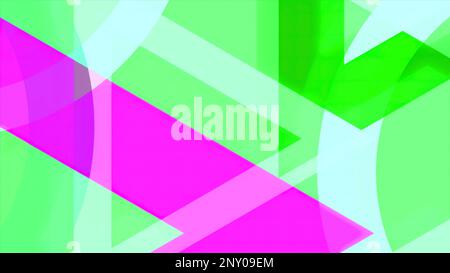 Moving geometric shapes for insertion. Motion. Triangular shapes move in animated background ...