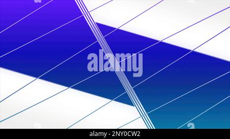 Animation with wavy line and triangles for transition. Motion. Stylish ...