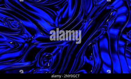 Red and blue liquid slime made in cartoon animation. Design. A mixed ...