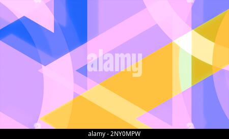 Moving geometric shapes for insertion. Motion. Triangular shapes move in animated background ...