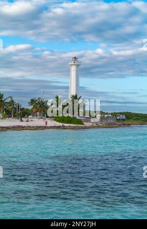 Mahahual, Quintana Roo, Mexico, A cityscape of downtown in Mahahual ...