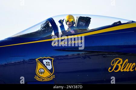 Cmdr. Alex Armatas, commanding officer and flight leader of the U.S ...