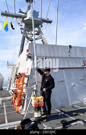Marc Anthony Carrillo, an electrical technician of Naval Air Warfare ...
