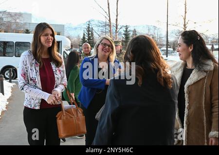 Amy Berg, spouse of the senior enlisted leader of Alaskan NORAD Region ...