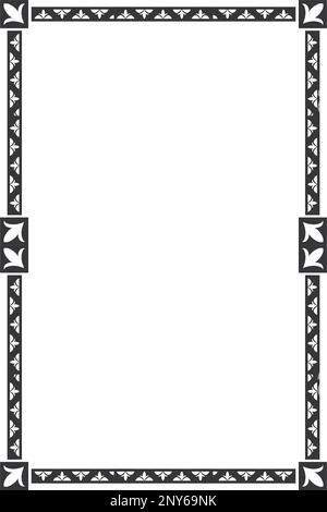 Artistic horizontal border and frame Stock Photo - Alamy