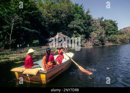 Pookode Lake in Wayanad, Kerala, South India, India, Asia Stock Photo ...