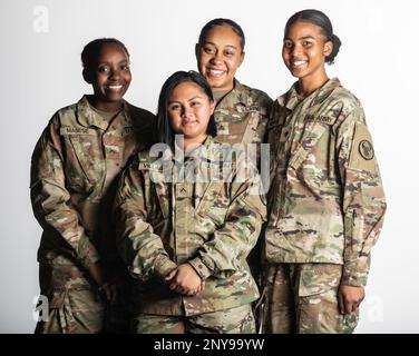 Members of the 375th Quartermaster Company (Field Feeding), HQ, 518th ...