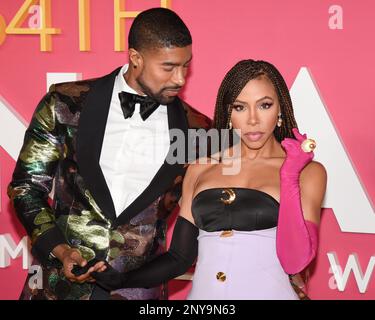 (L-R) Skyh Alvester Black and KJ Smith at the 2023 BET Awards held at ...