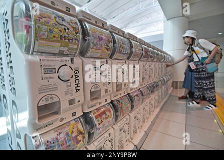 Gacha gacha, Capsule Toy machines Stock Photo - Alamy
