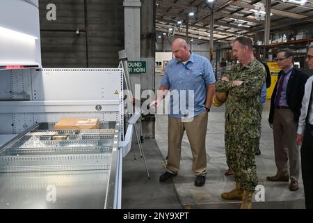 Capt. David Carnal, commanding officer, Naval Supply Systems Command ...