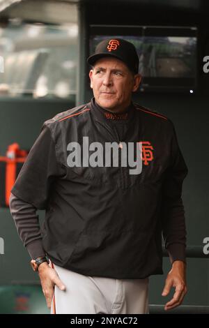 San Francisco Giants pitching coach Andrew Bailey against the ...