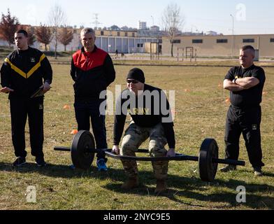 Lt. Col. Stuart Loy, Commander of the 1st Battalion, 254th Regiment ...