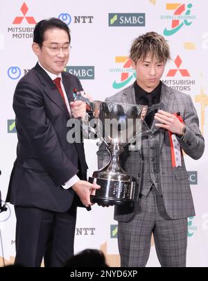 Japan Professional Sport Awards winner Naoya Inoue, a professional ...