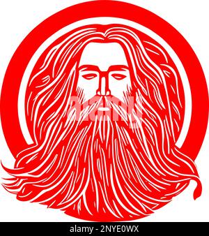old man face vector illustration Stock Vector Image & Art - Alamy