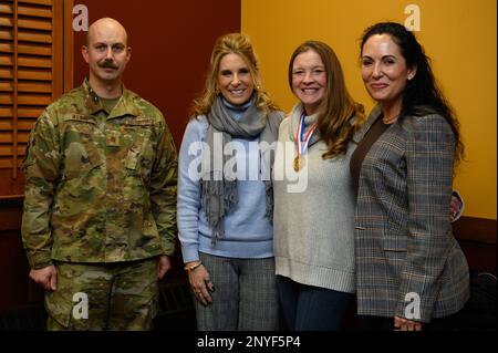 U.S. Air Force Maj. Adam Sugalski, 6th Airlift Squadron pilot, and U.S ...