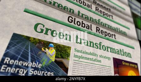 Green transformation ecology environment and sustainable economy ...