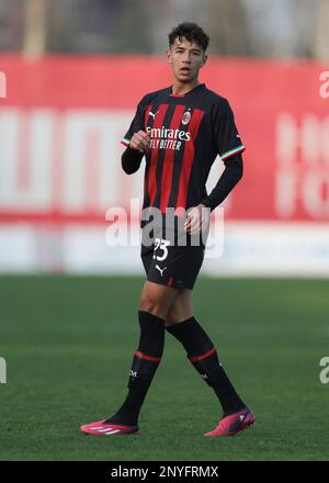 Adam Bakoune in action during the Serie B match between AC Monza and ...