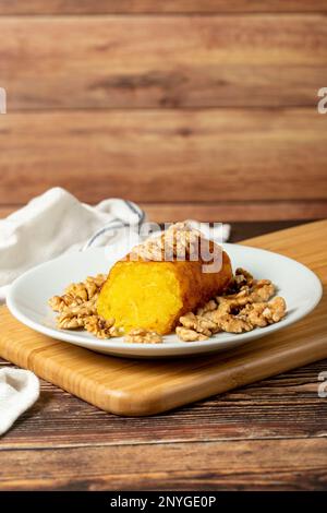 Turkish Dessert Baked Cheese halva / Peynir Helvasi. Traditional ...