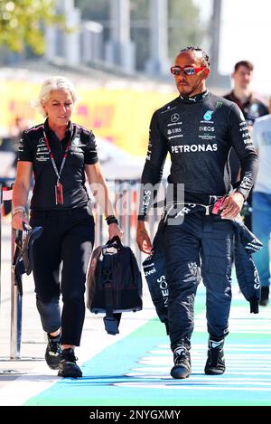 Angela Cullen, Lewis Hamilton Personal Trainer, during the Belgian GP ...