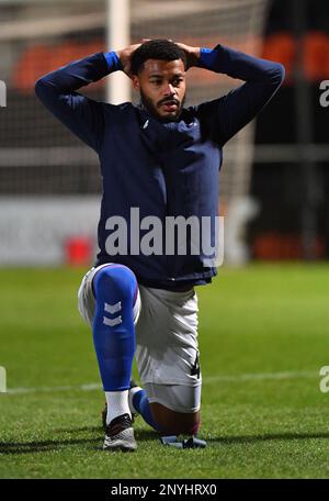 Joe Nuttall of Oldham Athletic Association Football Club before the ...