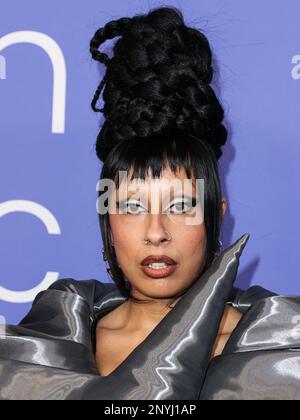 Laya arrives at The 2023 Billboard Women in Music Awards held at The ...