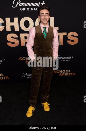 Nick Pugliese attends the arrivals of Paramount + School Spirits ...