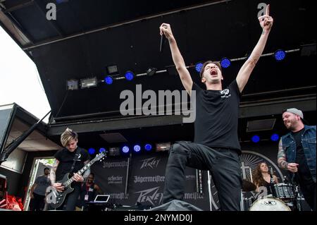 Tyler Smyth of Dangerkids performs during the Rock On The Range ...