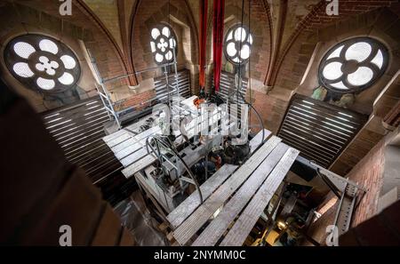 Bremen, Germany. 02nd Mar, 2023. The new peace bell, also called "Brema ...
