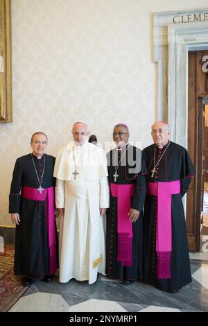 Pope Francis meets with Puerto Rico Bishop of Caguas, Eusebio Ramos ...