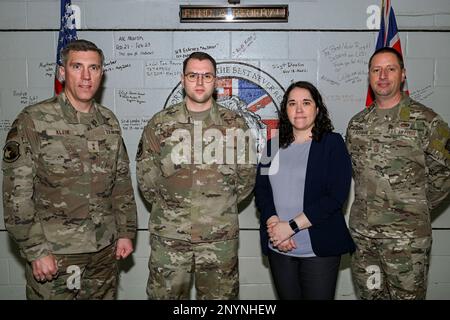 Maj. Gen. John Klein (left), U.S. Air Force Expeditionary Center ...