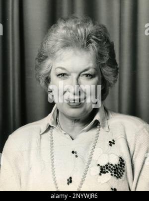 English actress June Whitfield DBE and her daughter Suzy Aitchison, UK ...